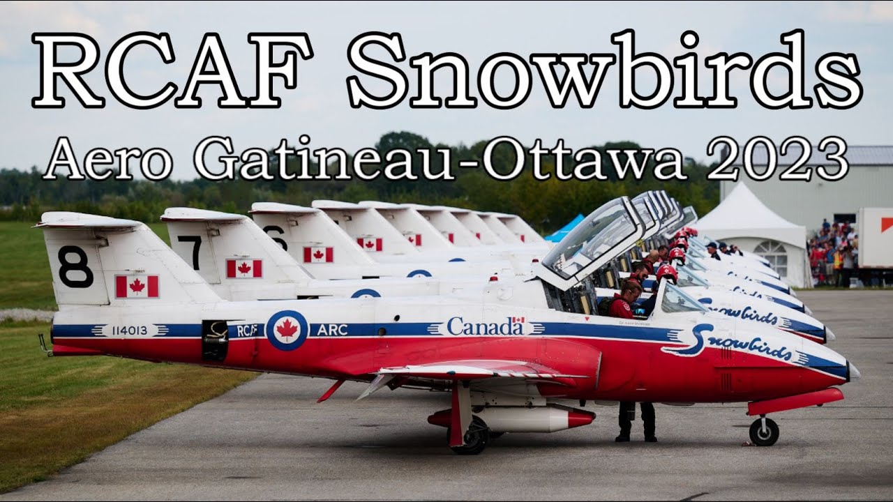 RCAF Snowbirds + Engine Start in 4K - Aero Gatineau-Ottawa - 2023-09-17 ...