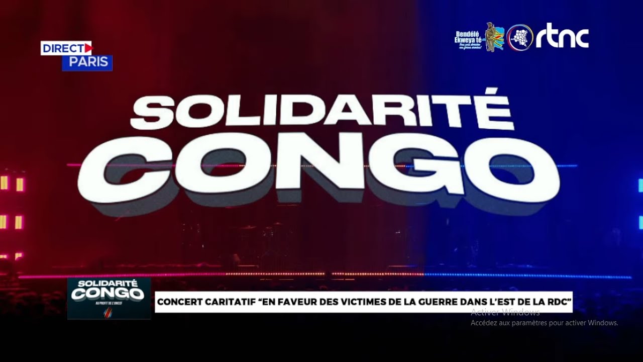 CONGOLAIS TELEMA I CONCERT CARITATIF - SOLIDARITÉ CONGO ACCOR ARENA A ...