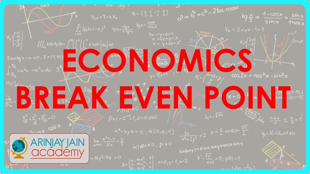 950.Economics - Break even Point - for Class XII, Grade XII and ...