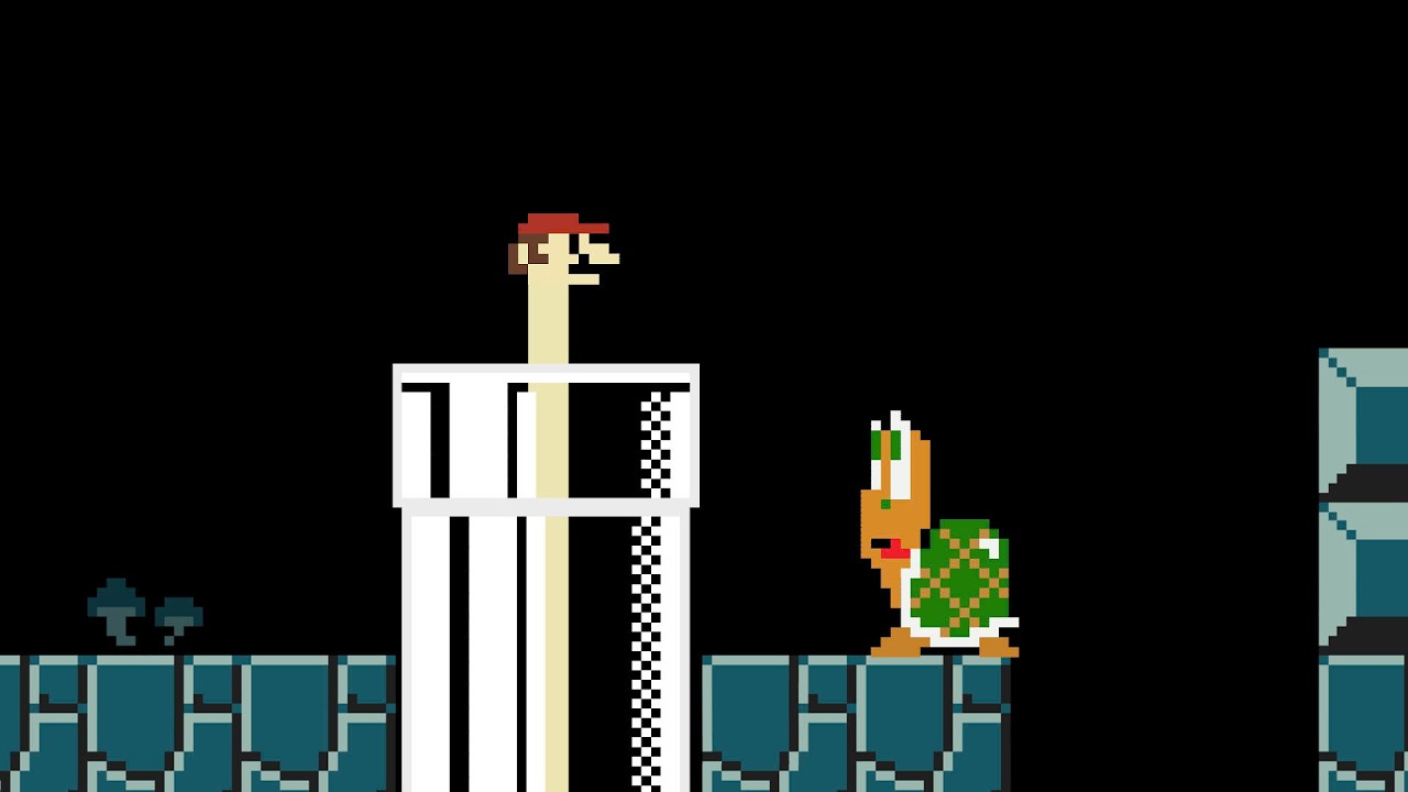 Every time Mario jumps, his neck gets LONGER! - YouTube