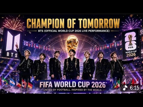Champion Of Tomorrow - BTS (Official World Cup 2026 Live Performance)