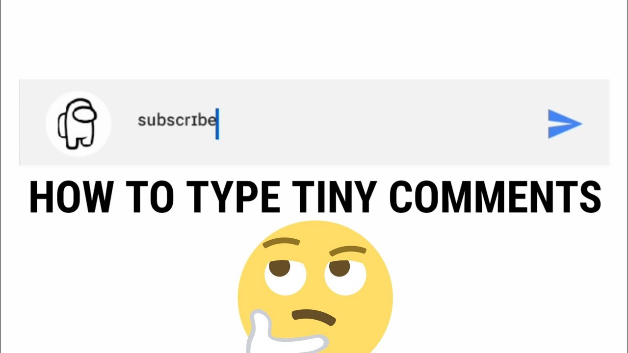 How to make your comment small and tiny on youtube (Easy) - YouTube