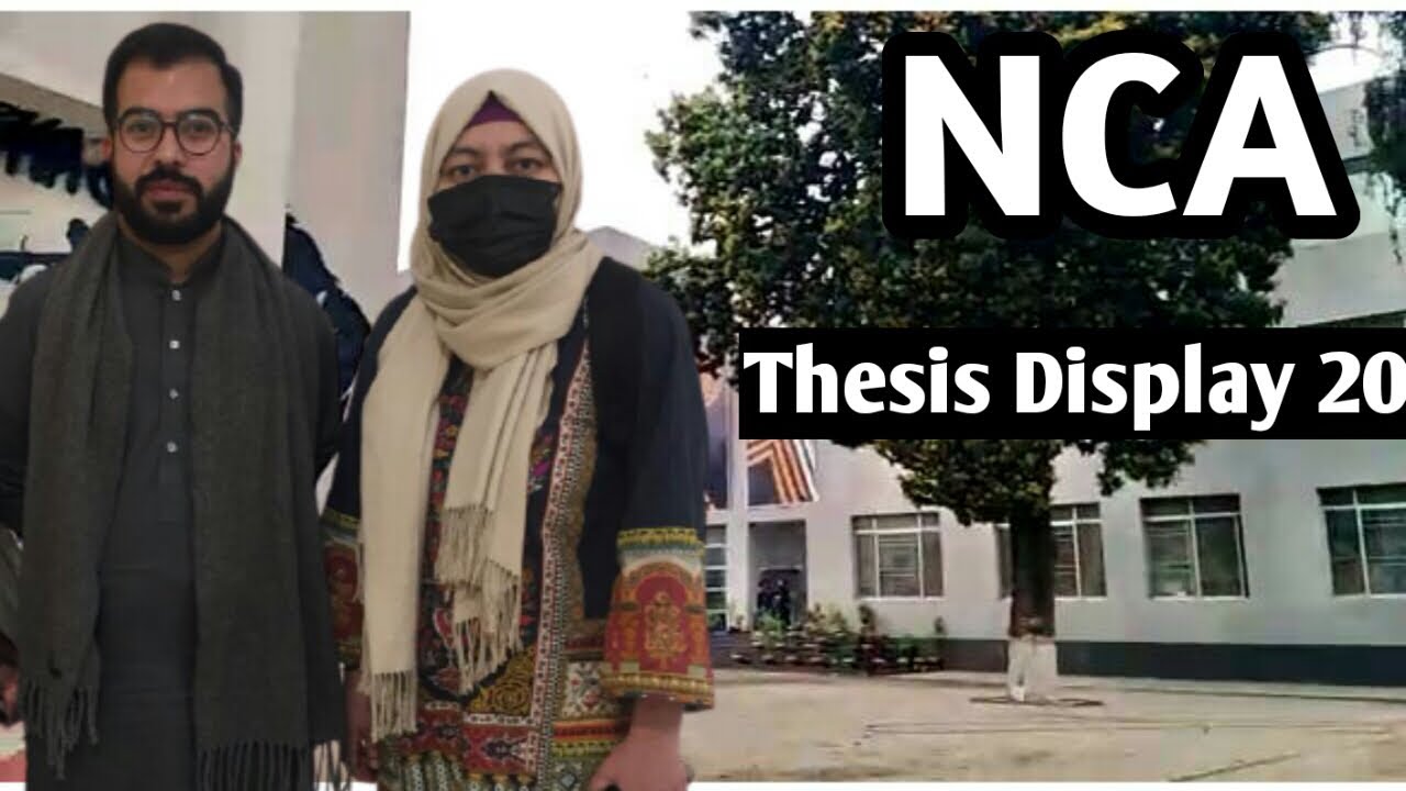 Thesis Display in NCA 2021 | NCA Rawalpindi | sofi cuisine and vlog - YouTube