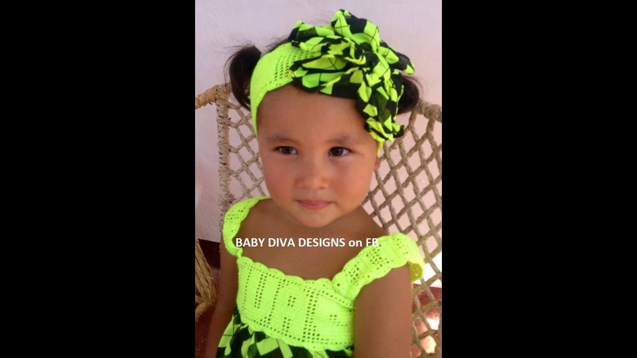Sweet Crochet And Knitted Dresses For Girls by Baby Diva Designs - YouTube