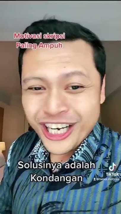 Motivasi Mengerjakan Skripsi - YouTube