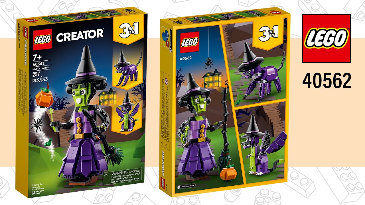 LEGO® Creator 3in1 Mystic Witch (40562)[257 pcs] Cat & Dragon Speed ...