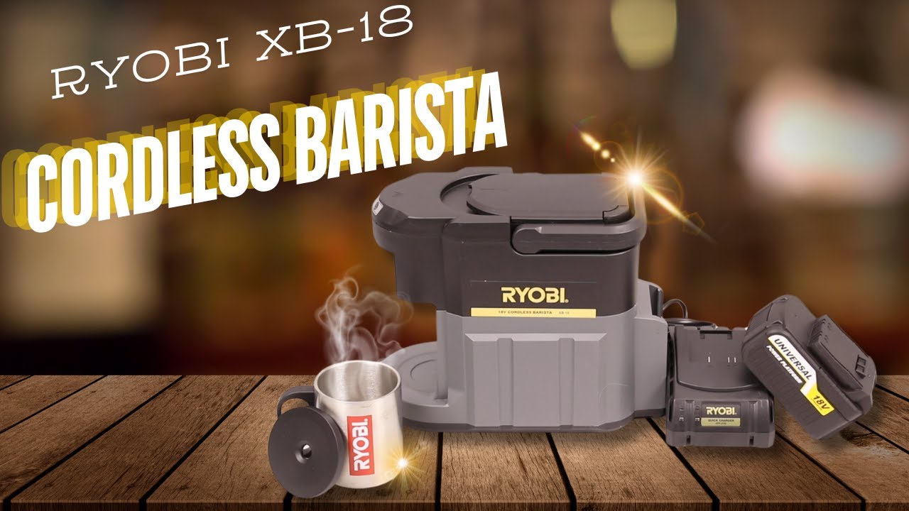 RYOBI XB-18 Cordless Barista REVIEW! - YouTube