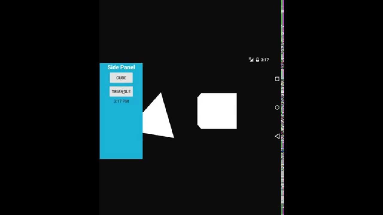 Android OpenGL Fragment Example - YouTube