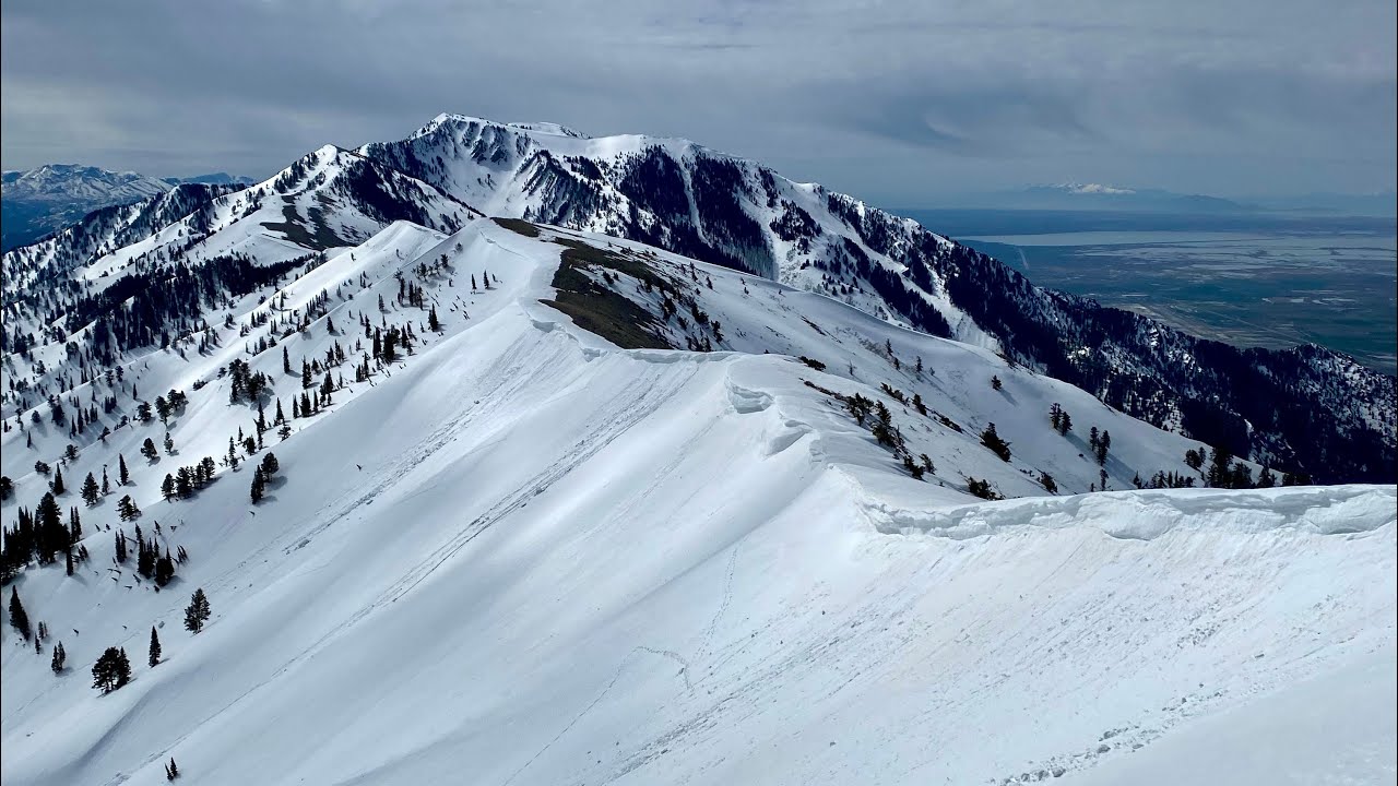 Mendon Peak Ski Tour via Bird Canyon - YouTube