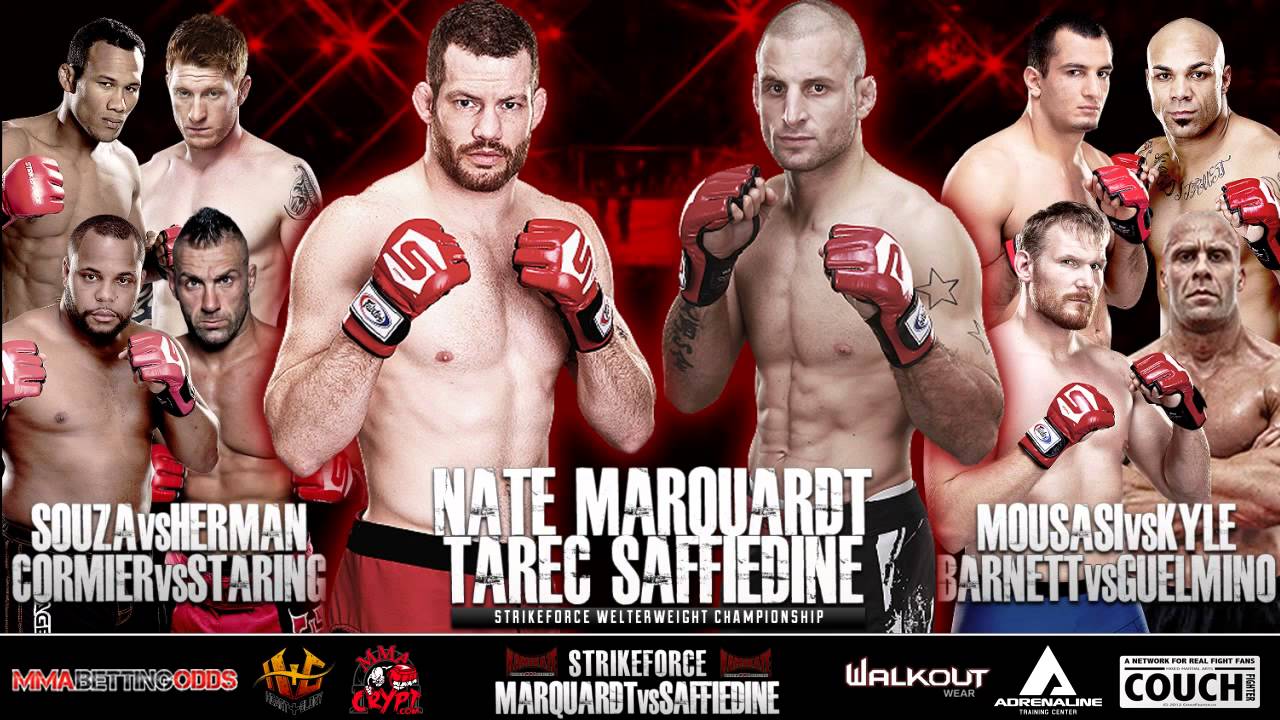 Strikeforce: Marquardt vs Saffiedine Predictions- Kamikaze Overdrive ...