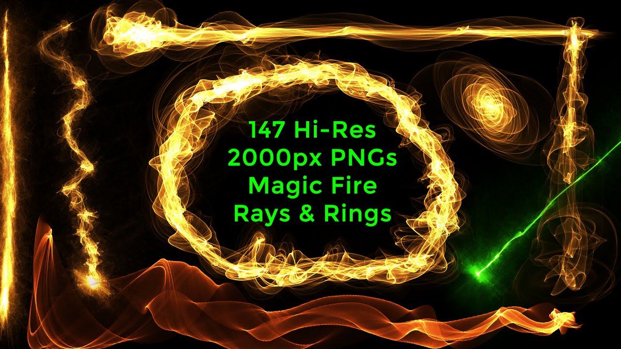 Collection of Magic Fire Rays & Fire Rings Stock PNGs - Promo - YouTube