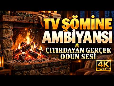 Ekranınızı Sıcacık Bir Şömineye Dönüştürün 🔥 Gerçek Odun Çıtırtısı ve 4K Görüntü