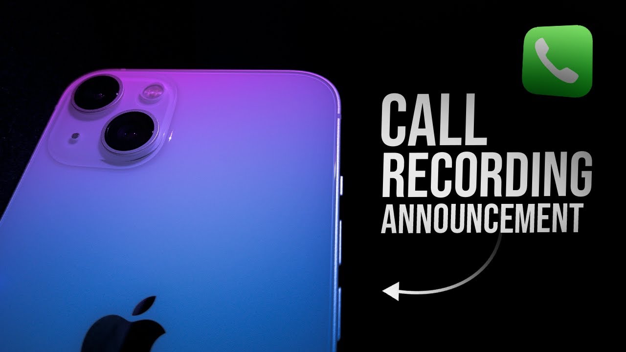Can you Stop Call Recording Announcement in iPhone? (explained) - YouTube