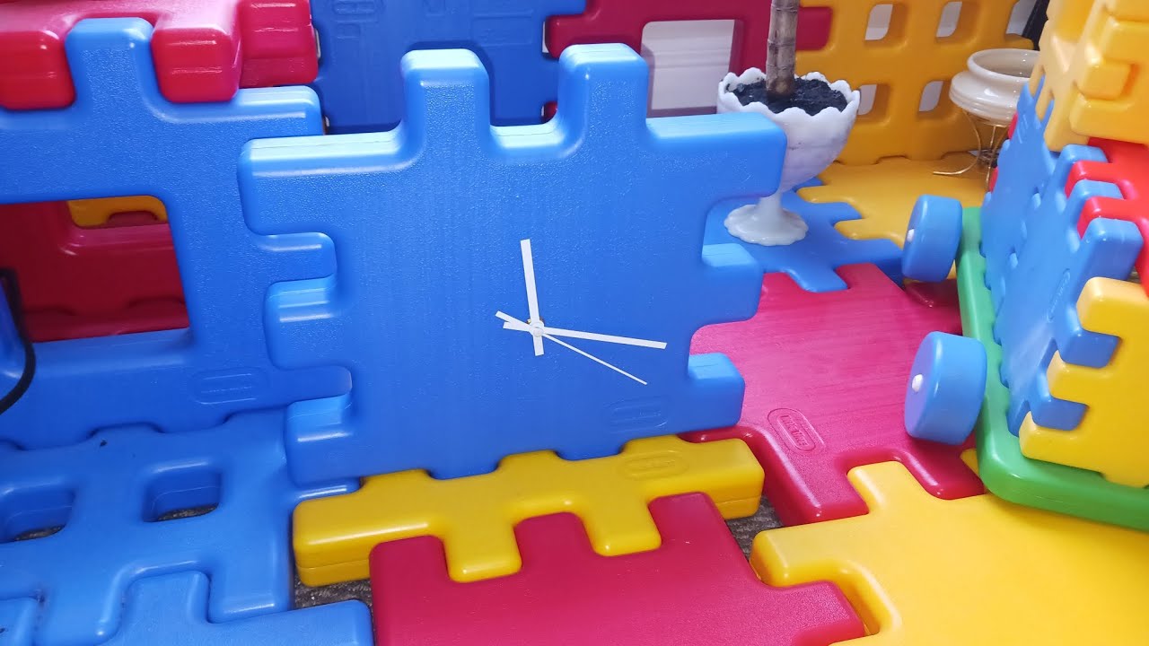 Make a block clock - YouTube