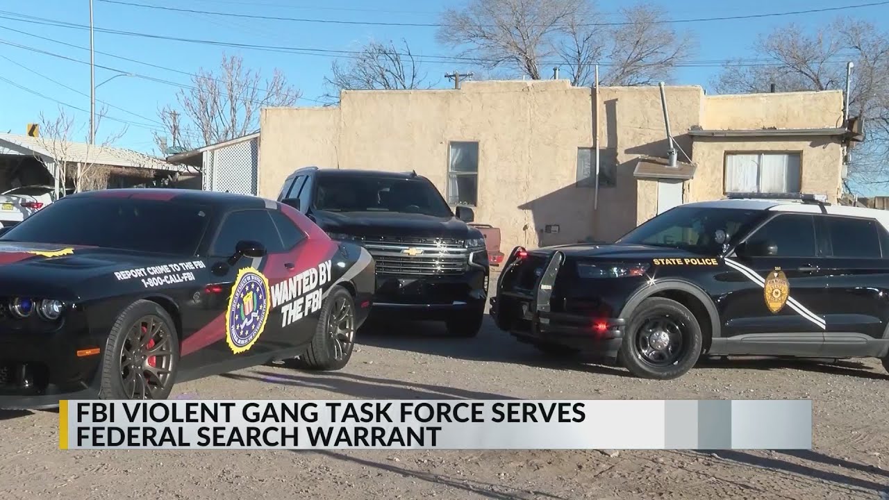 Albuquerque FBI task force seizes guns, drugs in morning raids - YouTube