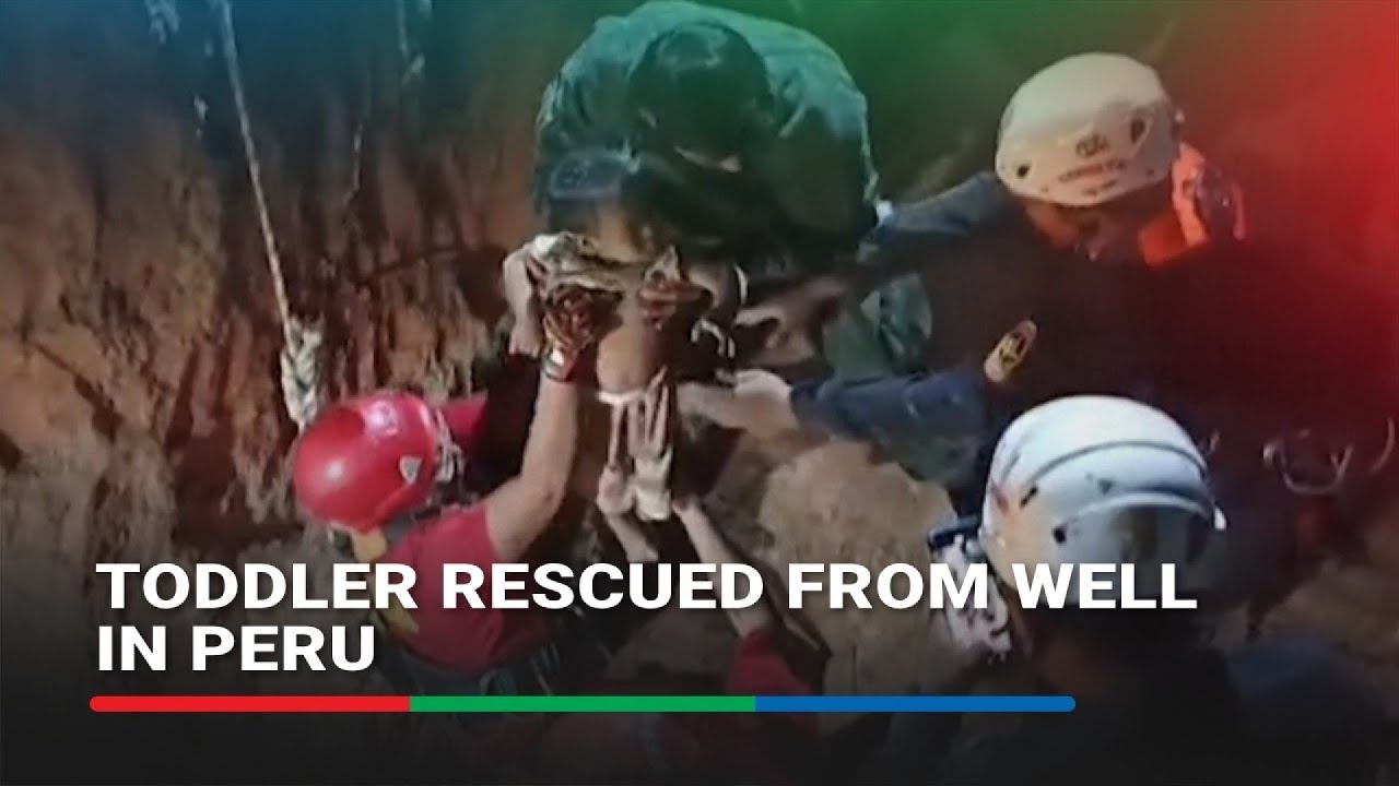Toddler rescued after falling into well in Peru | ABS CBN News - YouTube