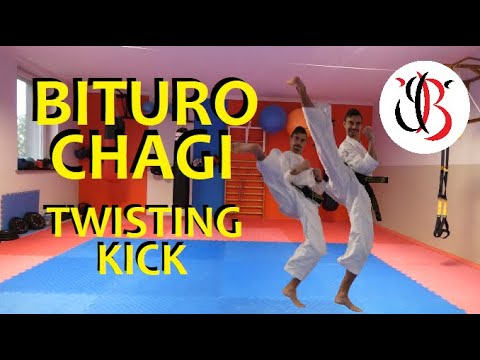 Bituro Chagi | Twisting Kick | technika wykonania kopnięcia | kicking ...