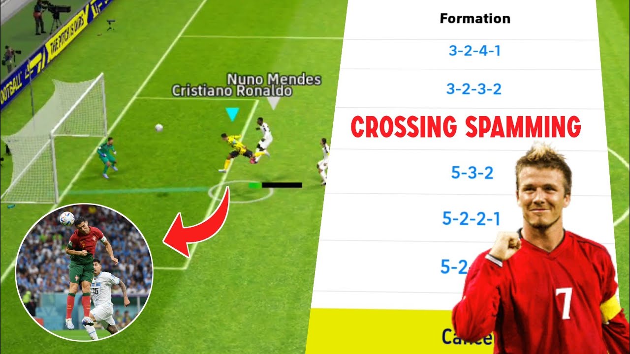 Cross Spamming Formation Is Back 🥶 - eFootball 2023 Mobile - YouTube