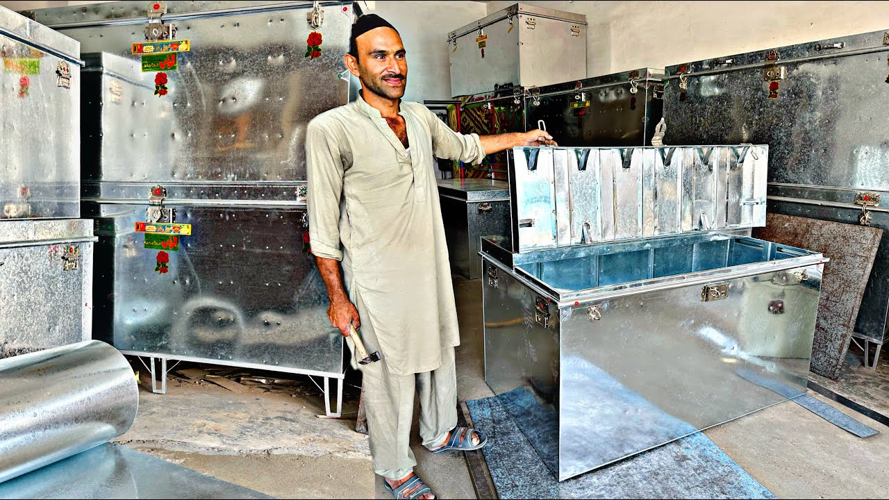 How to Make Beautiful Steel Box - YouTube