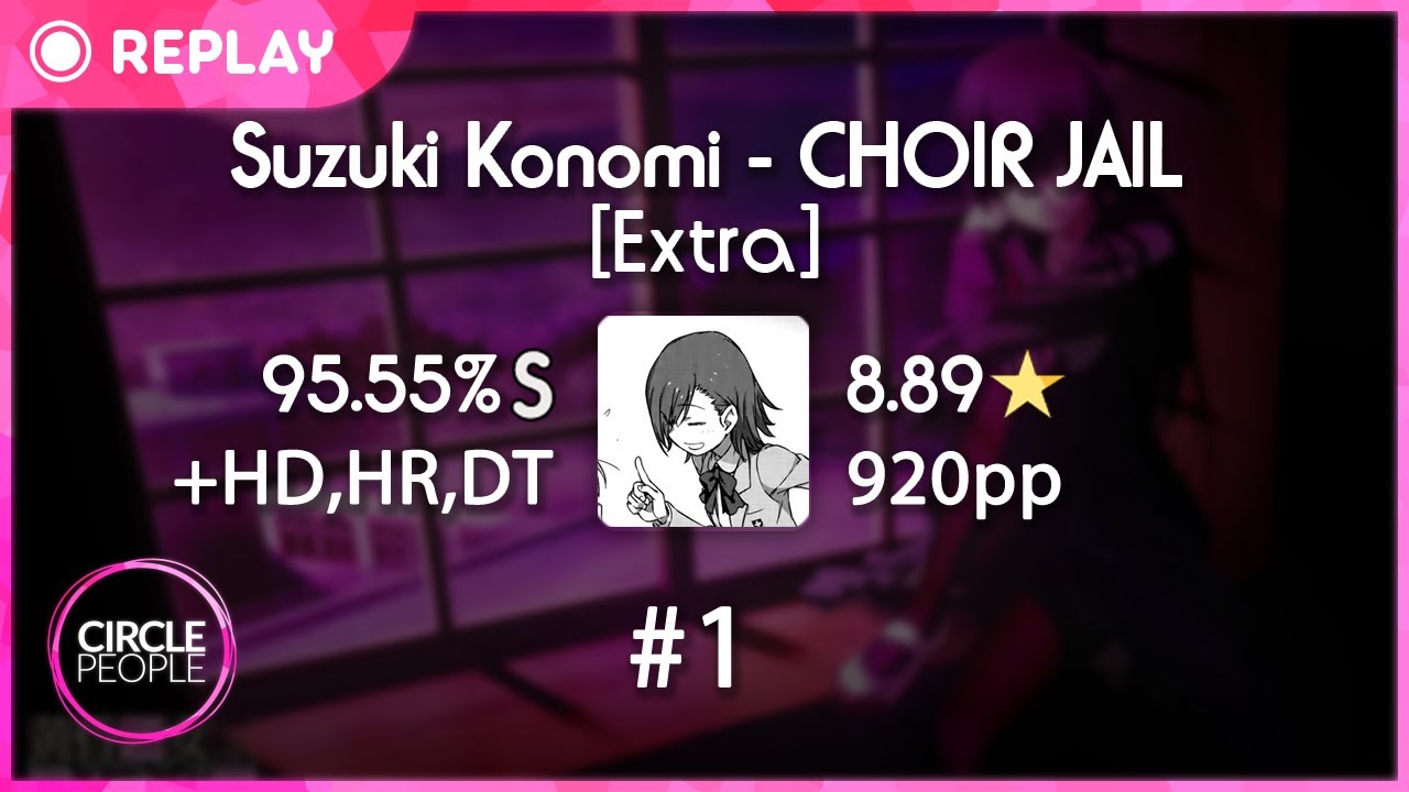osu! | Merami | Suzuki Konomi - CHOIR JAIL (TV Size) [Extra] +HD,HR,DT ...