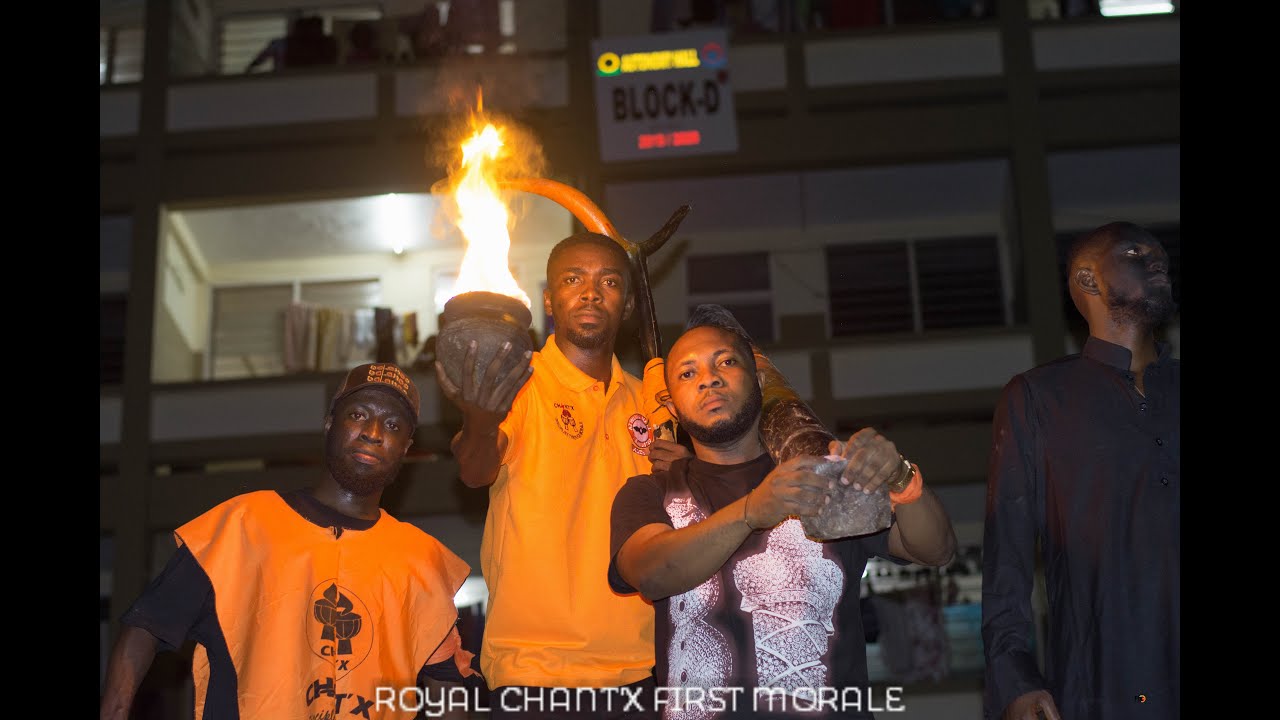 Powerful Chanting and Morale section from the Royal Chant'x after they ...