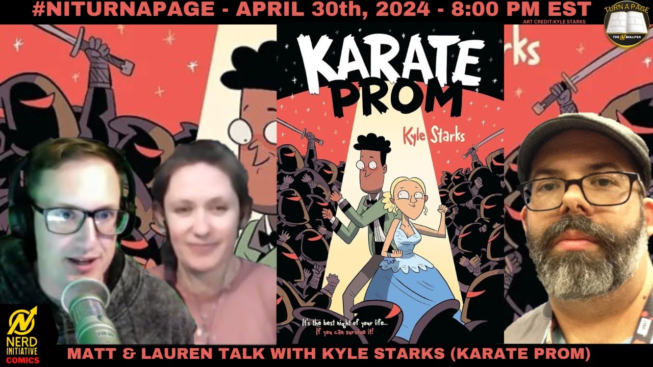 Matt & Lauren (Hops Geek News) Talk with Kyle Starks (Karate Prom ...