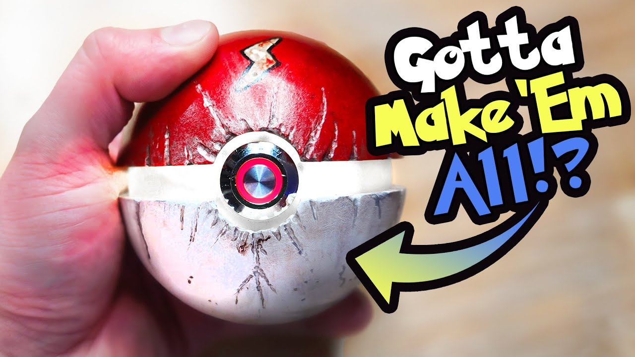 Creating An Ultra-realistic Pokéball: Watch Me Work My Magic ...