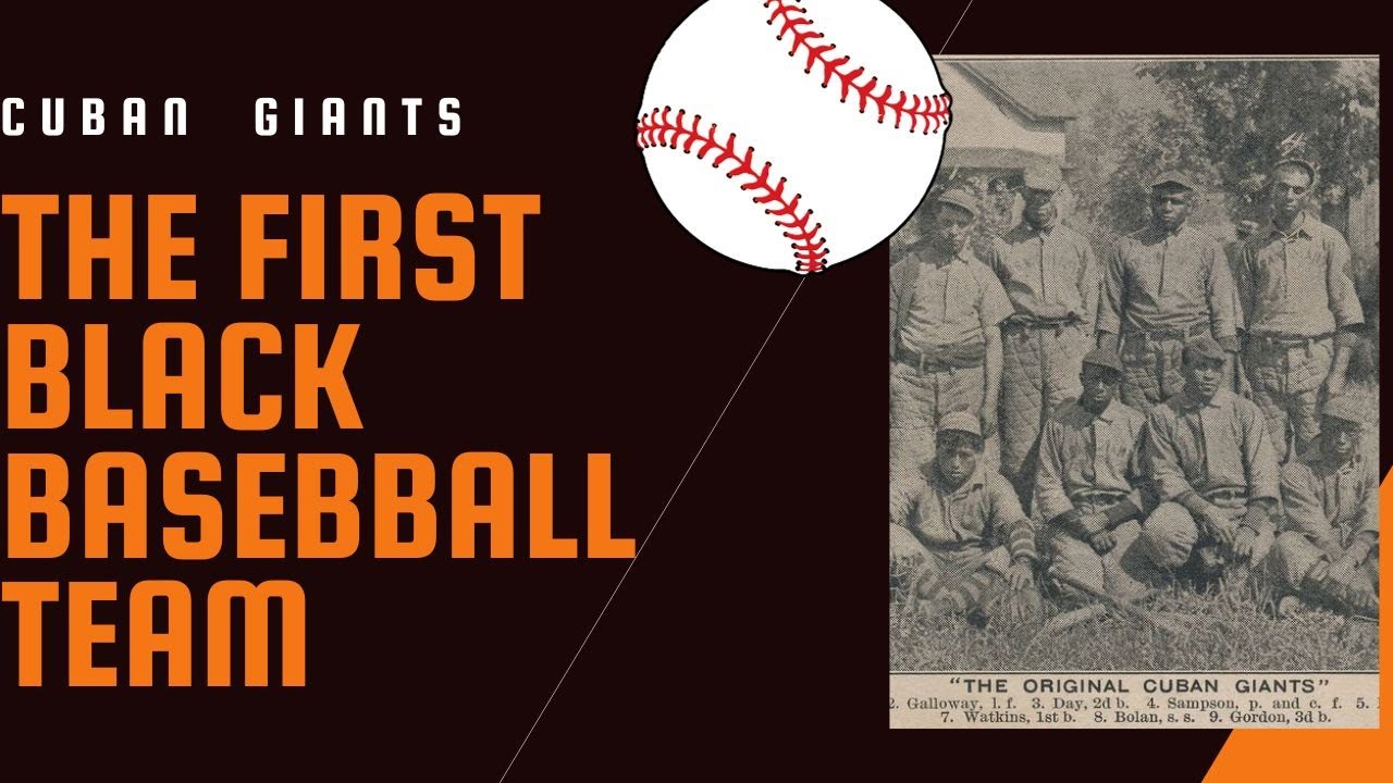 The First Black Baseball Team: The Cuban Giants Story - YouTube