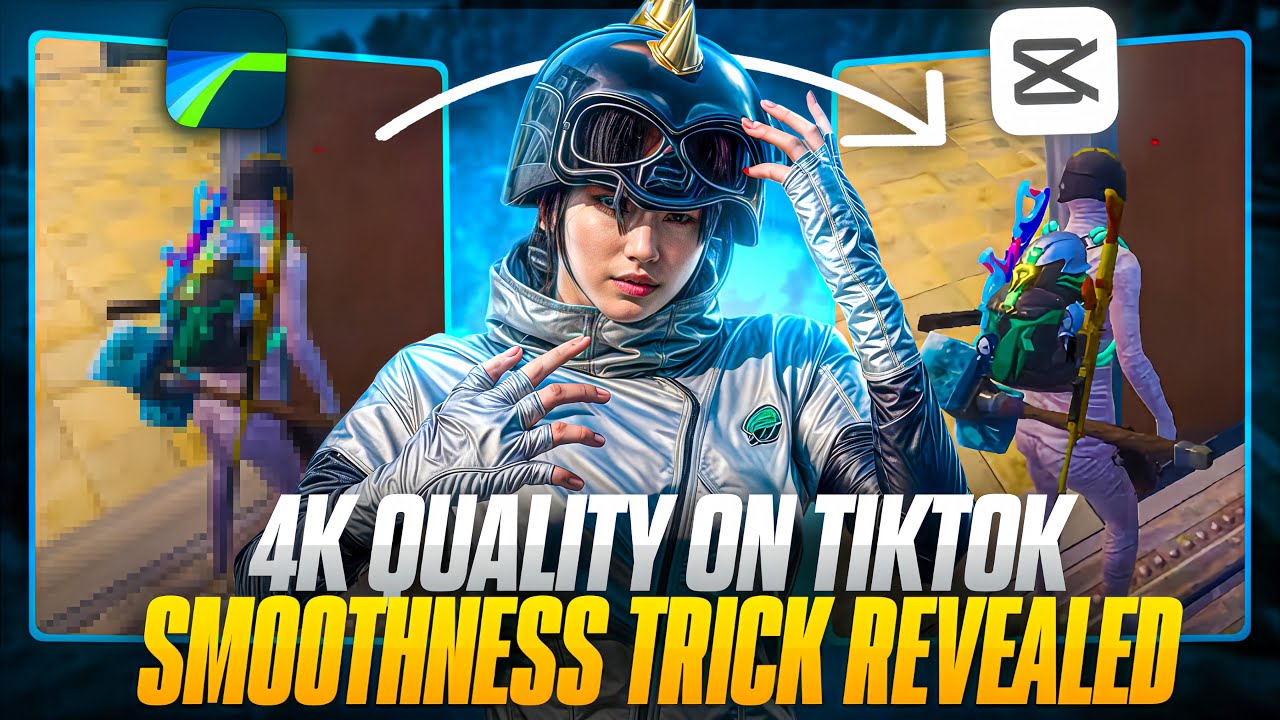 Tiktok Smoothness Trick 😍 How to upload PUBG Video smooth On TikTok ...