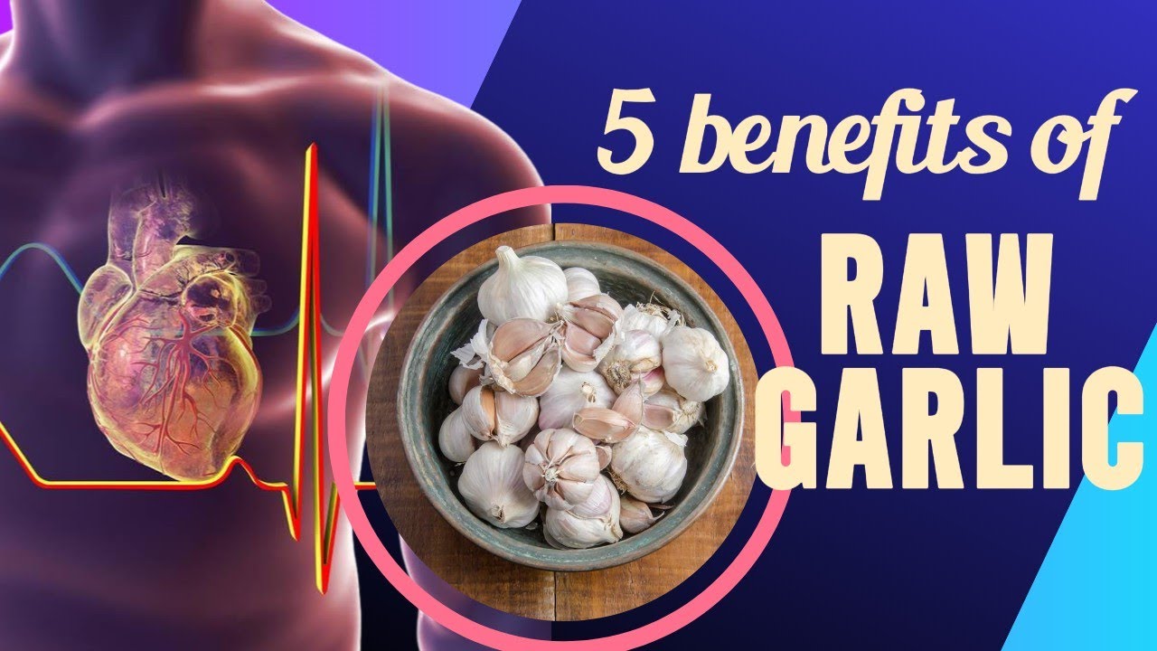 RAW GARLIC - 5 benefits of raw garlic to our body #garlic #health # ...