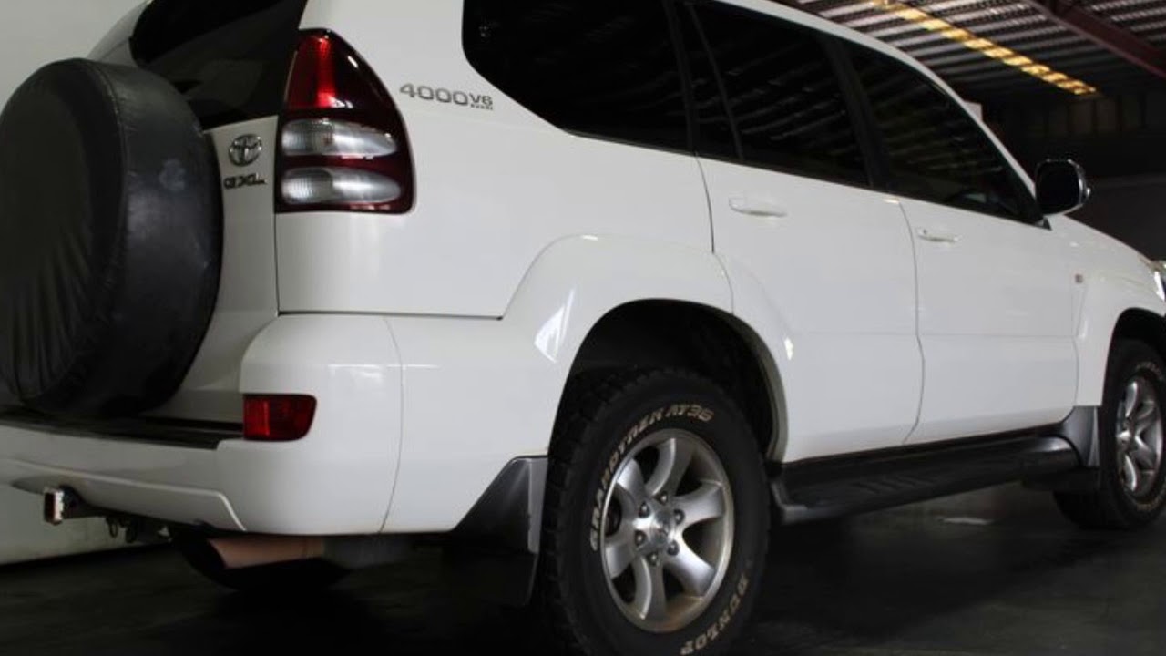 2006 Toyota Landcruiser Prado GRJ120R MY07 GXL (4x4) White 5 Speed ...