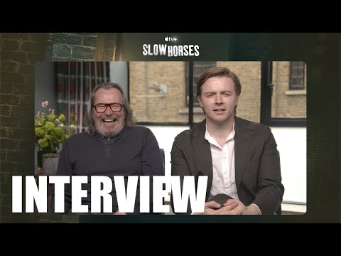 Gary Oldman and Jack Lowden Interview - AppleTV's SLOW HORSES - YouTube