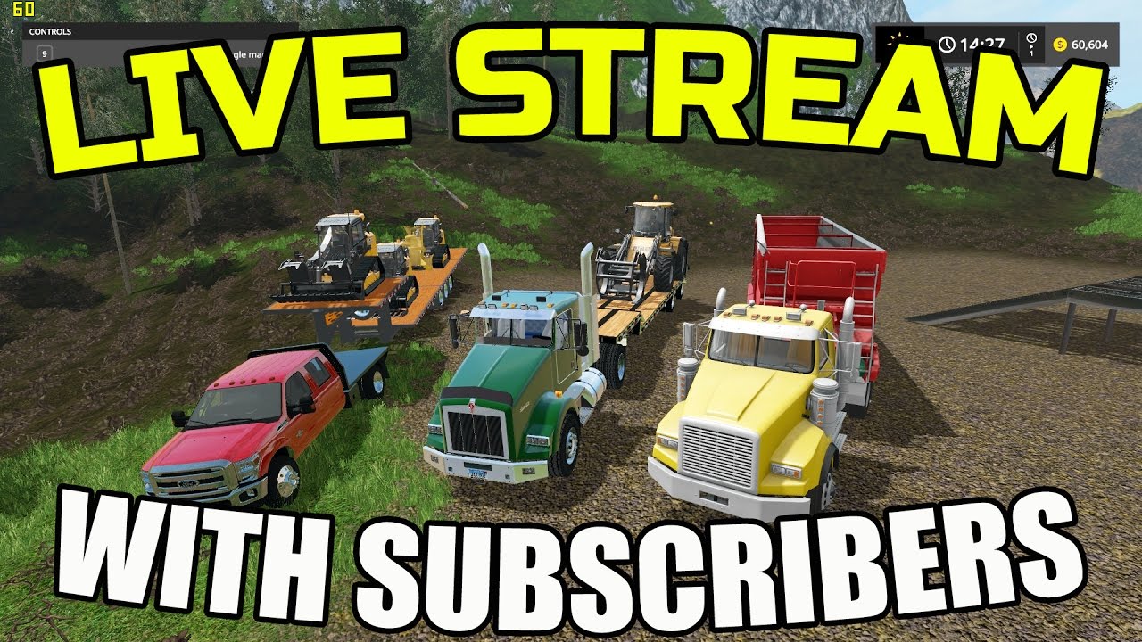 FARMING SIMULATOR 2017 | FORESTRY WITH SUBSCRIBERS | LIVE STREAM - YouTube