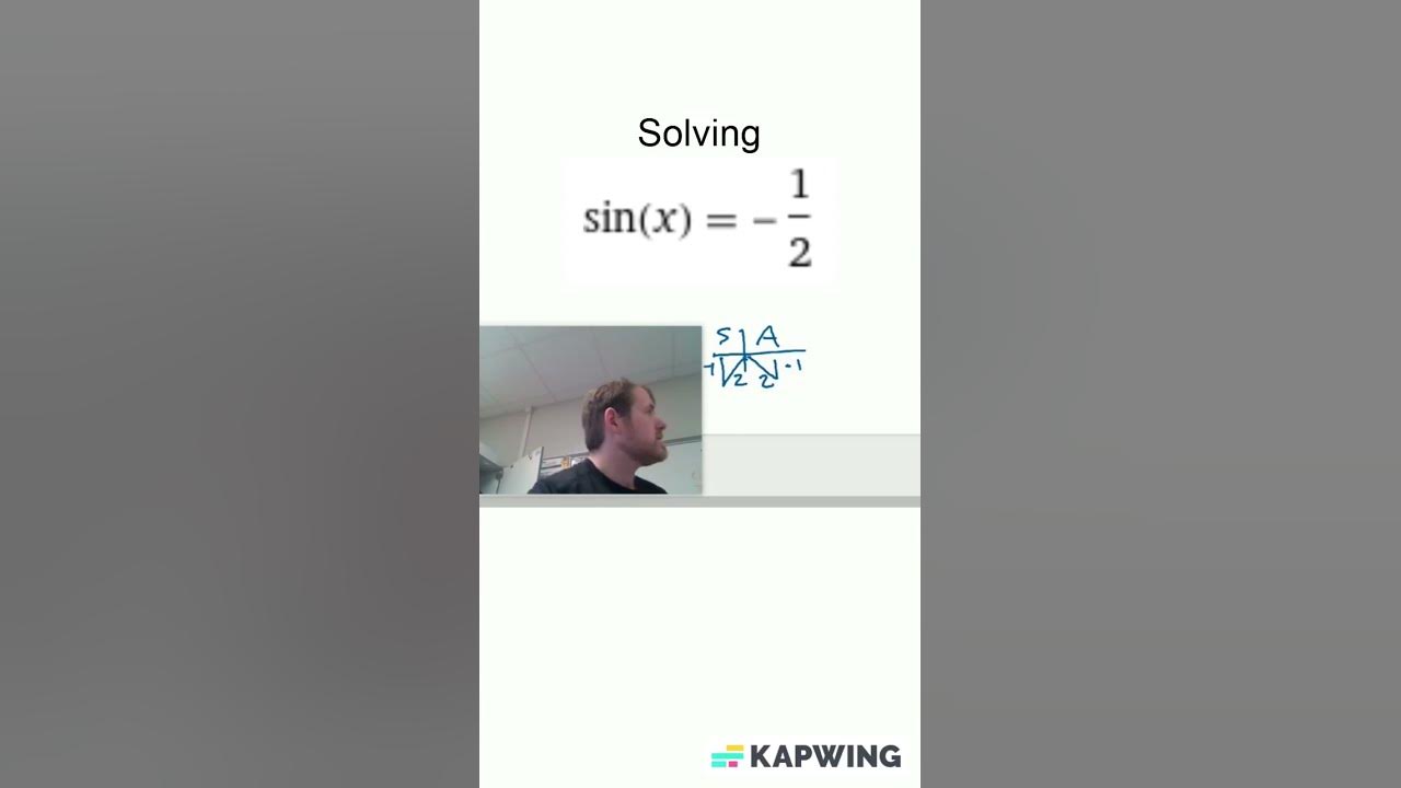 solve-sin-x-0-5-without-a-calculator-shorts-trigonometry
