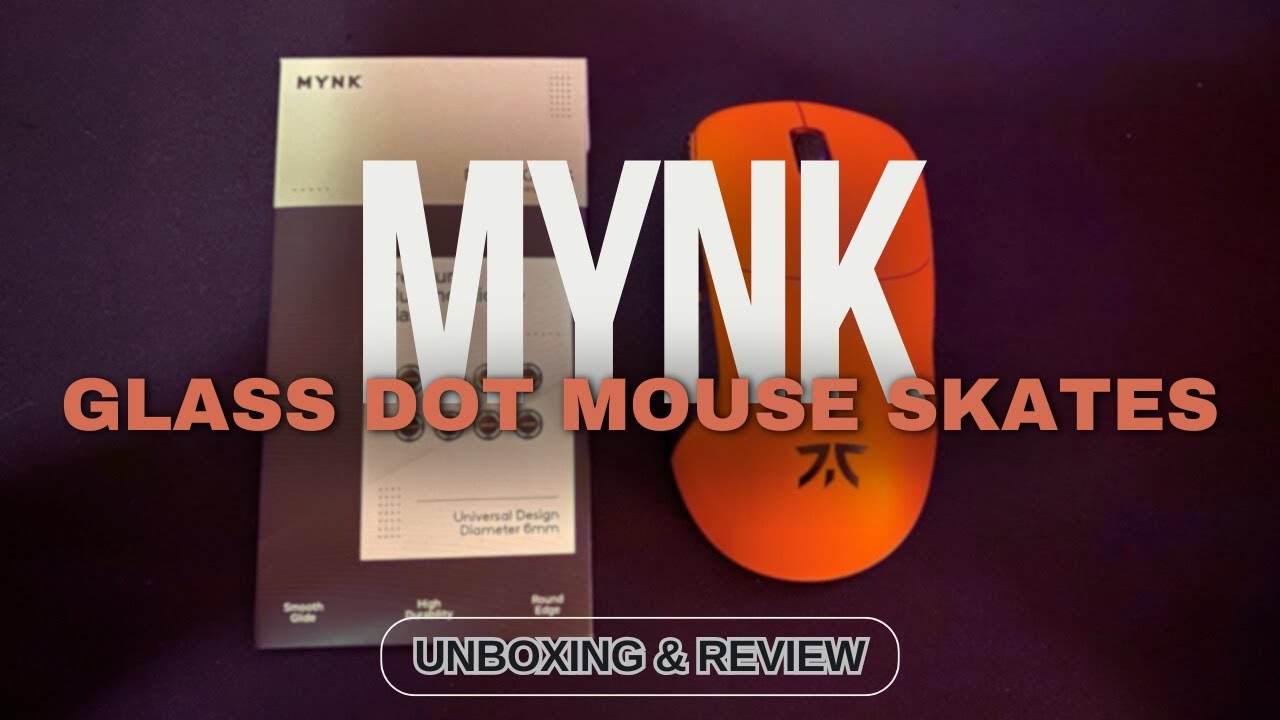 MYNK Glass Dot Skates - Review, Setup and Valorant Gameplay (Lamzu ...
