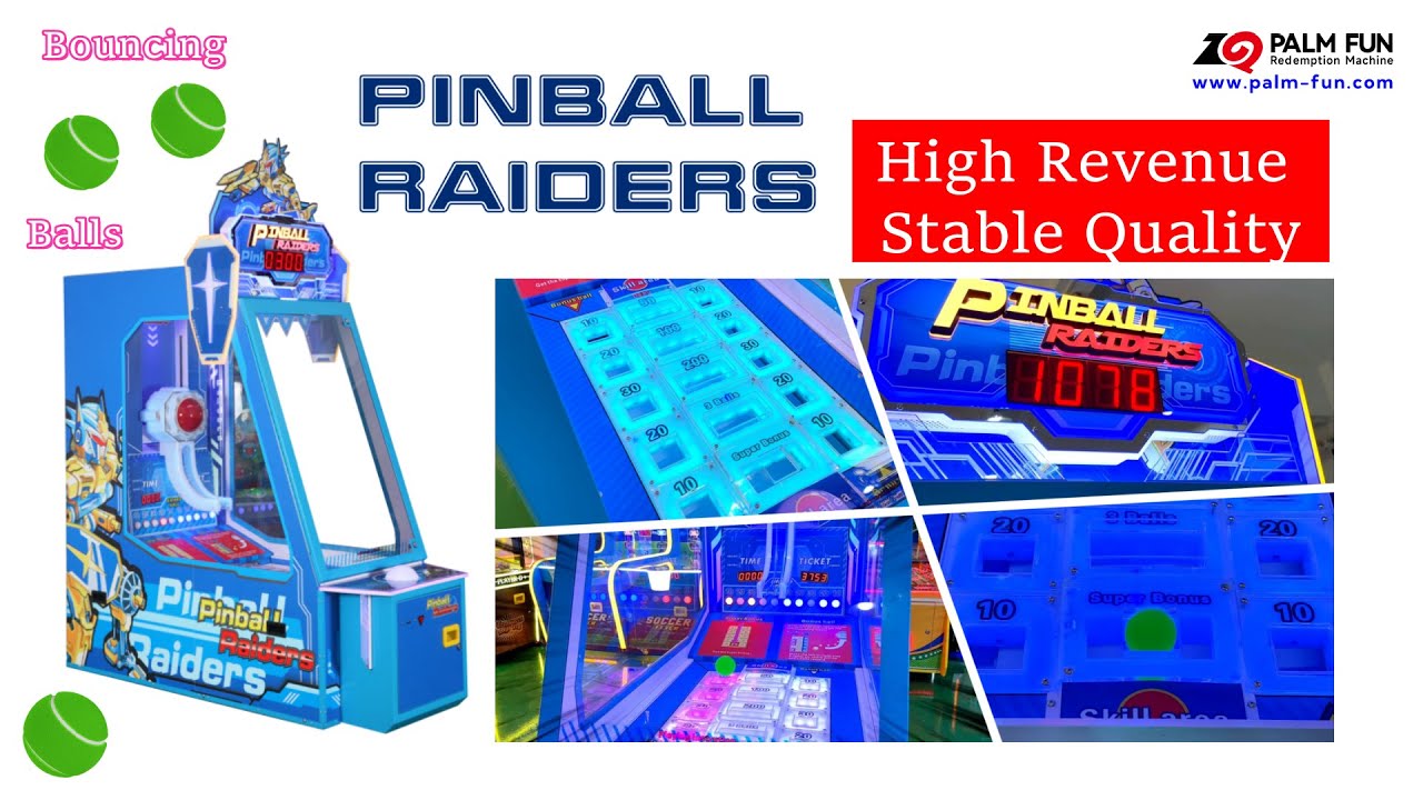 Pinball Raiders(1P),ball drop redemption game arcade aiming for the ...