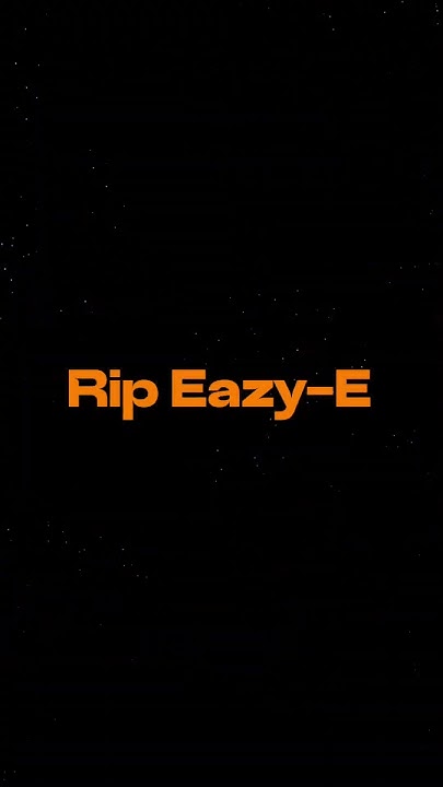 Rip Eazy E Fixed!! #EazyE #edit #rapper - YouTube