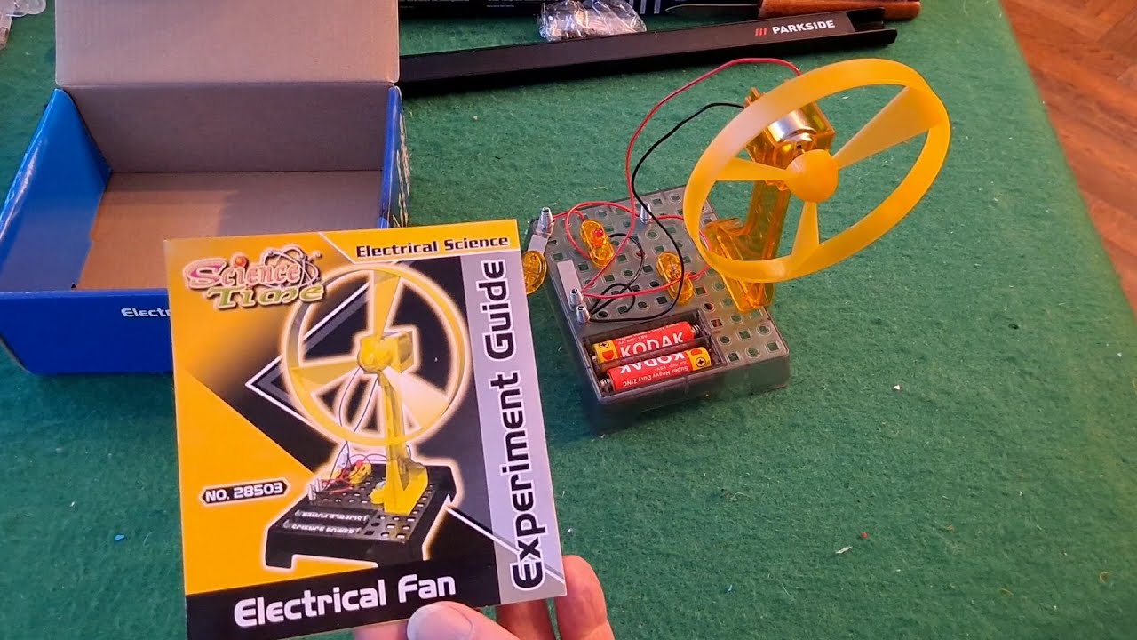 Assembling a Science Time Electrical Fan kit No 28503 (revisited ...