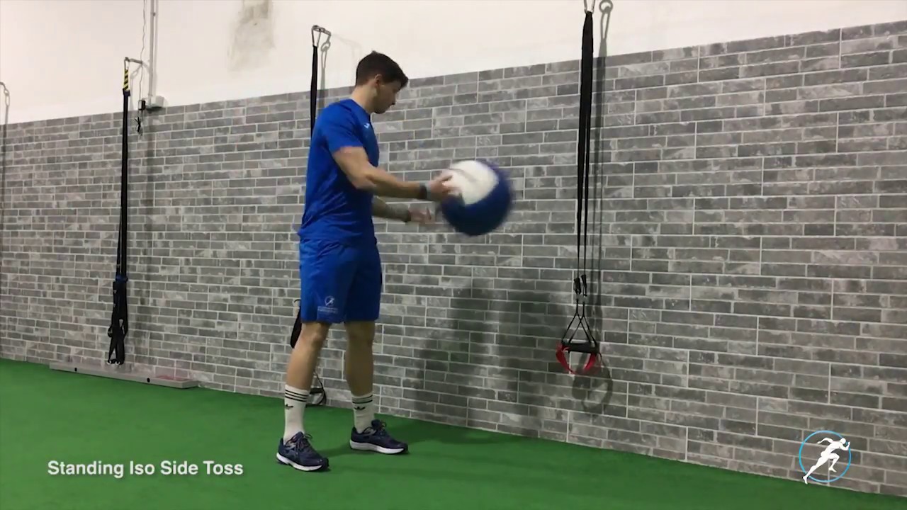 Standing Iso Side Toss - YouTube
