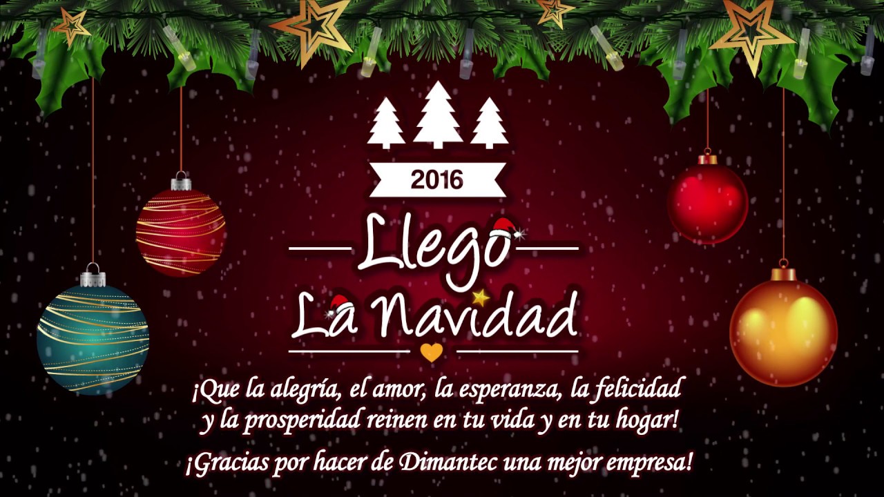 Llegó la Navidad 1 de Diciembre HD - YouTube