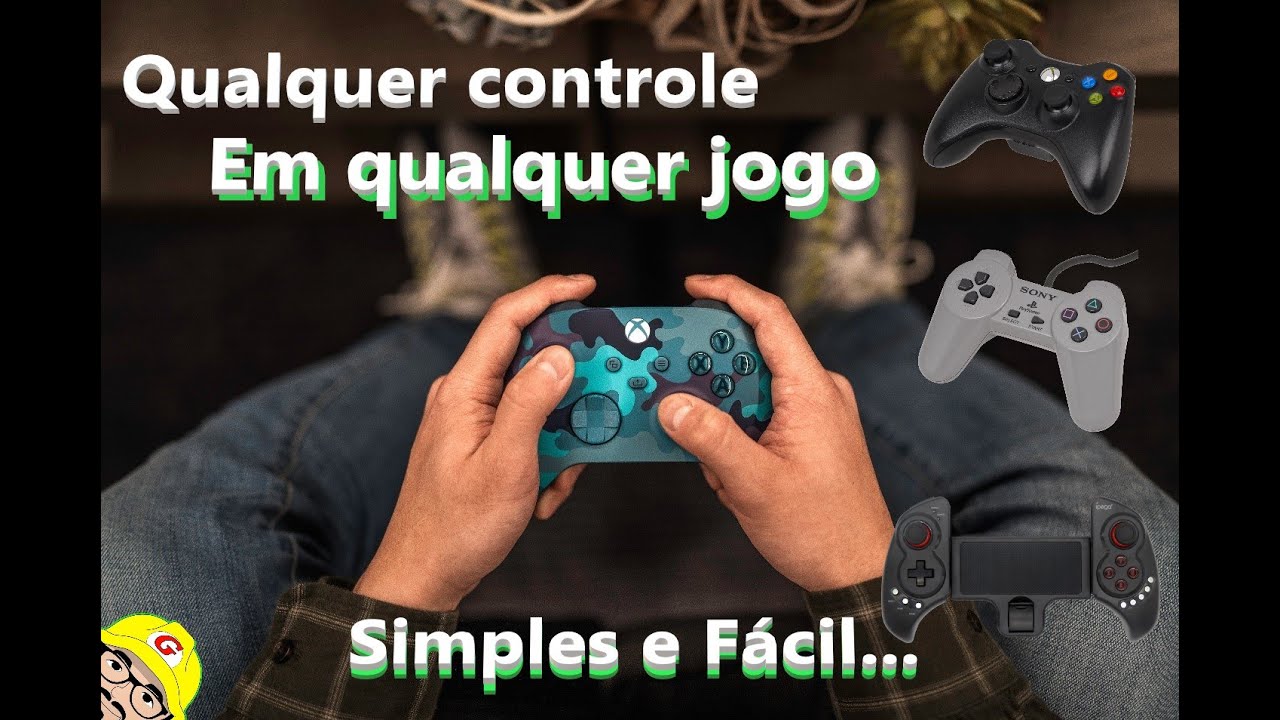 Como fazer seu controle funcionar em qualquer jogo no pc. - YouTube