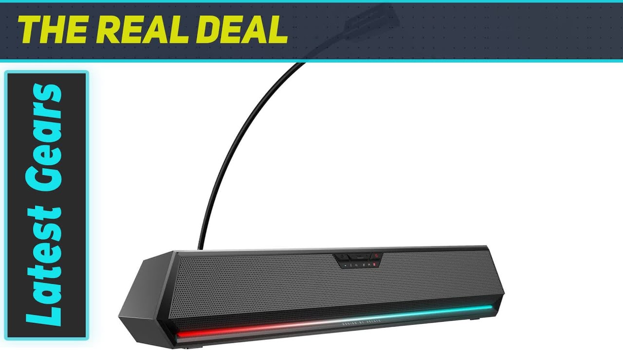 Edifier G1500BAR RGB Gaming Soundbar Review - YouTube