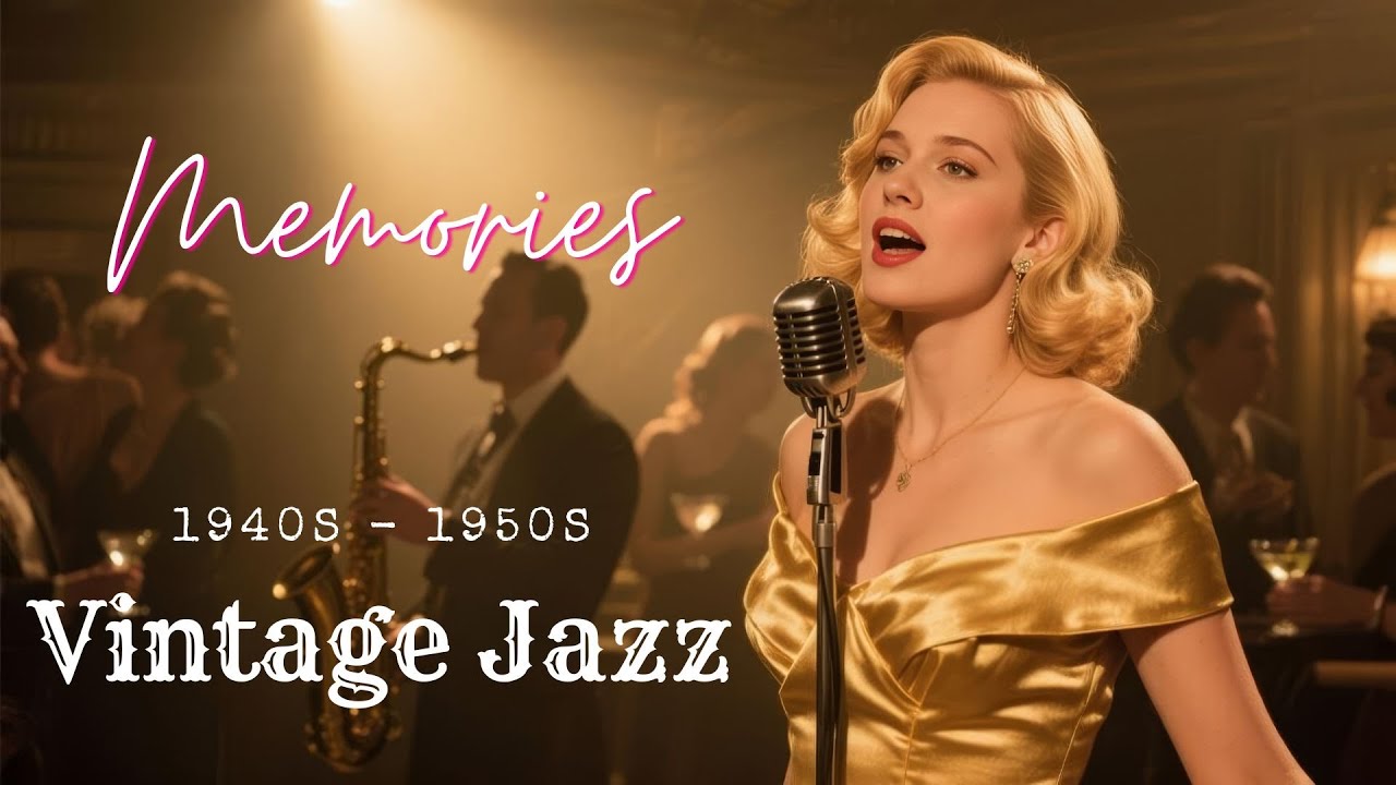 Retro Night Out – 1940s Jazz Bar Ambience with Sax and Sparkle - YouTube