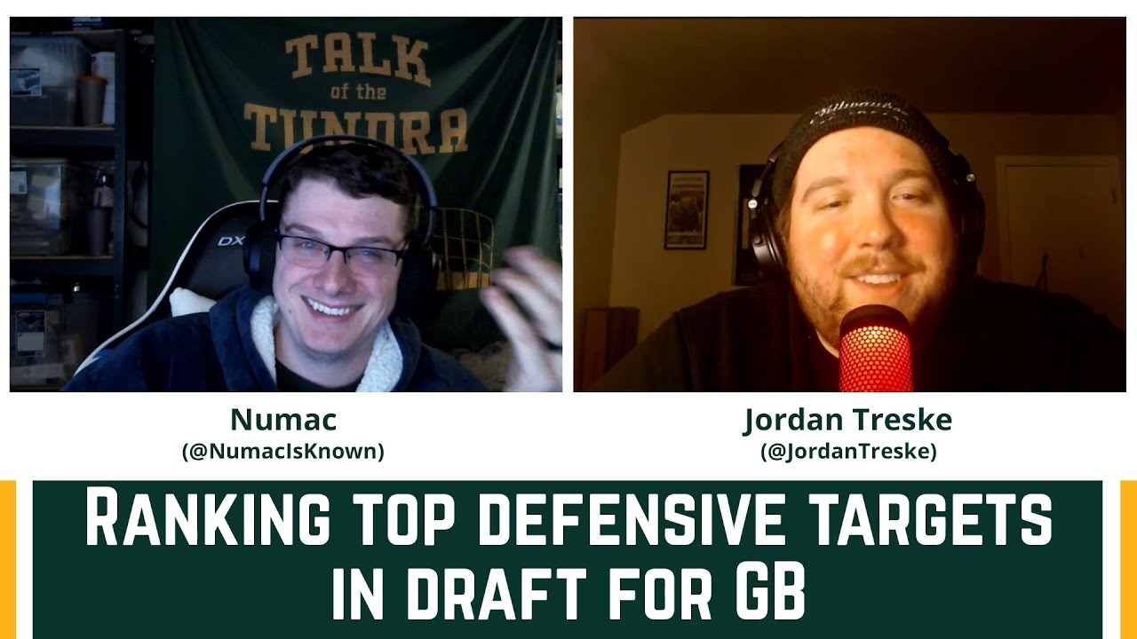 Ranking top defensive draft targets in draft for GB - YouTube