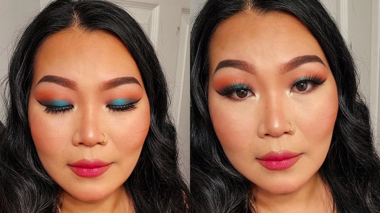 Blue Eyes Makeup Tutorial - YouTube