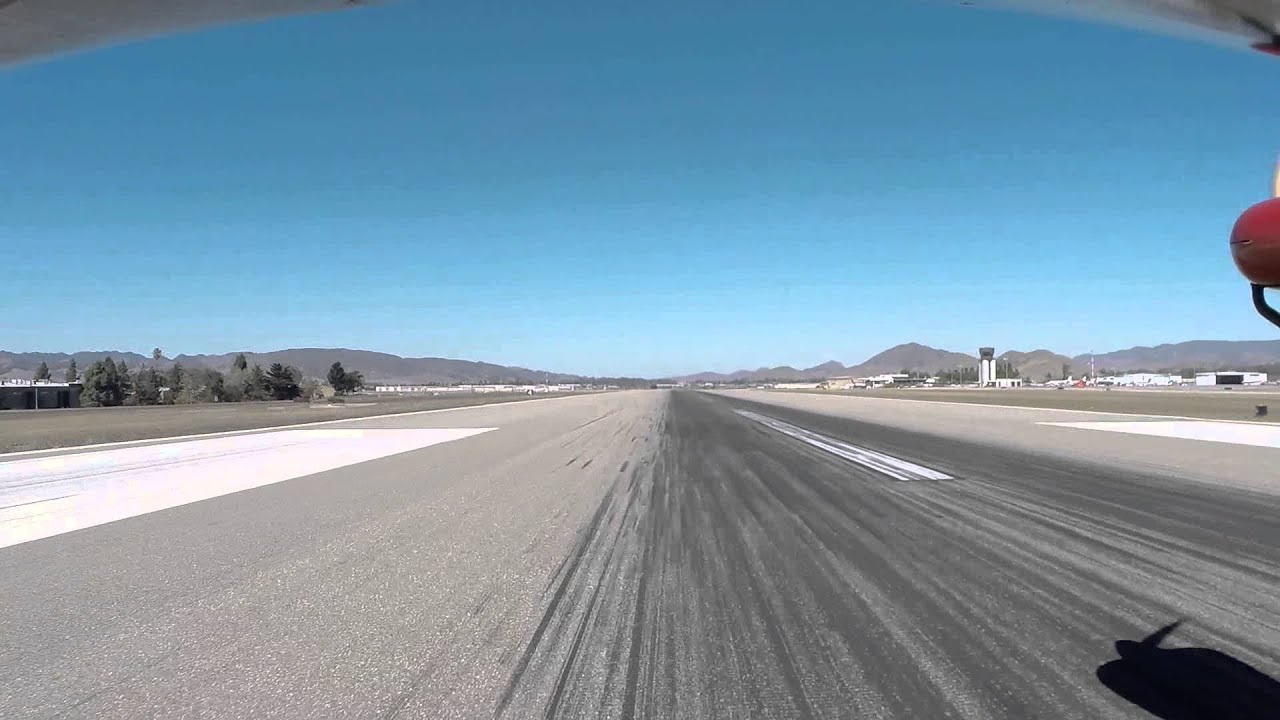 Sonerai takeoff with Aerocarb "burp" - YouTube