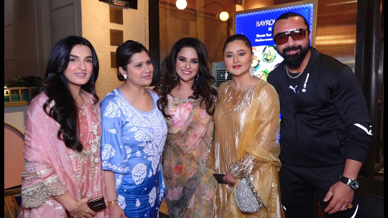 Rashmi Desai, Azaz Khan, Shiny Doshi, Zain Imam at Sara Afreen Khan's ...