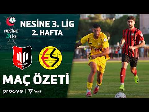 Uşak Spor - Eskişehirspor | Nesine 3. Lig 2. Grup 2. Hafta Maç Özeti