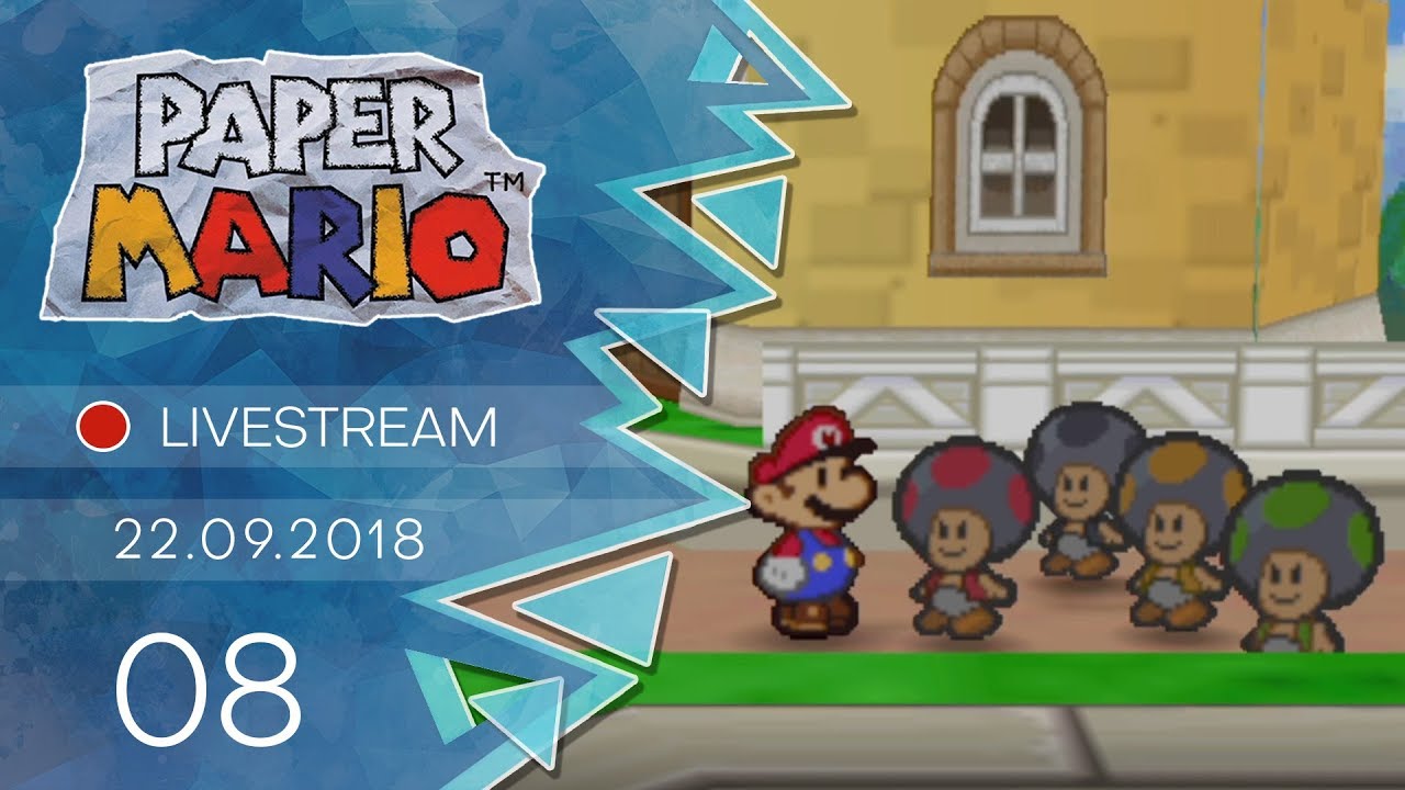 Paper Mario [Livestream/Blind] - #08 - Merlon, der Zauberer - YouTube