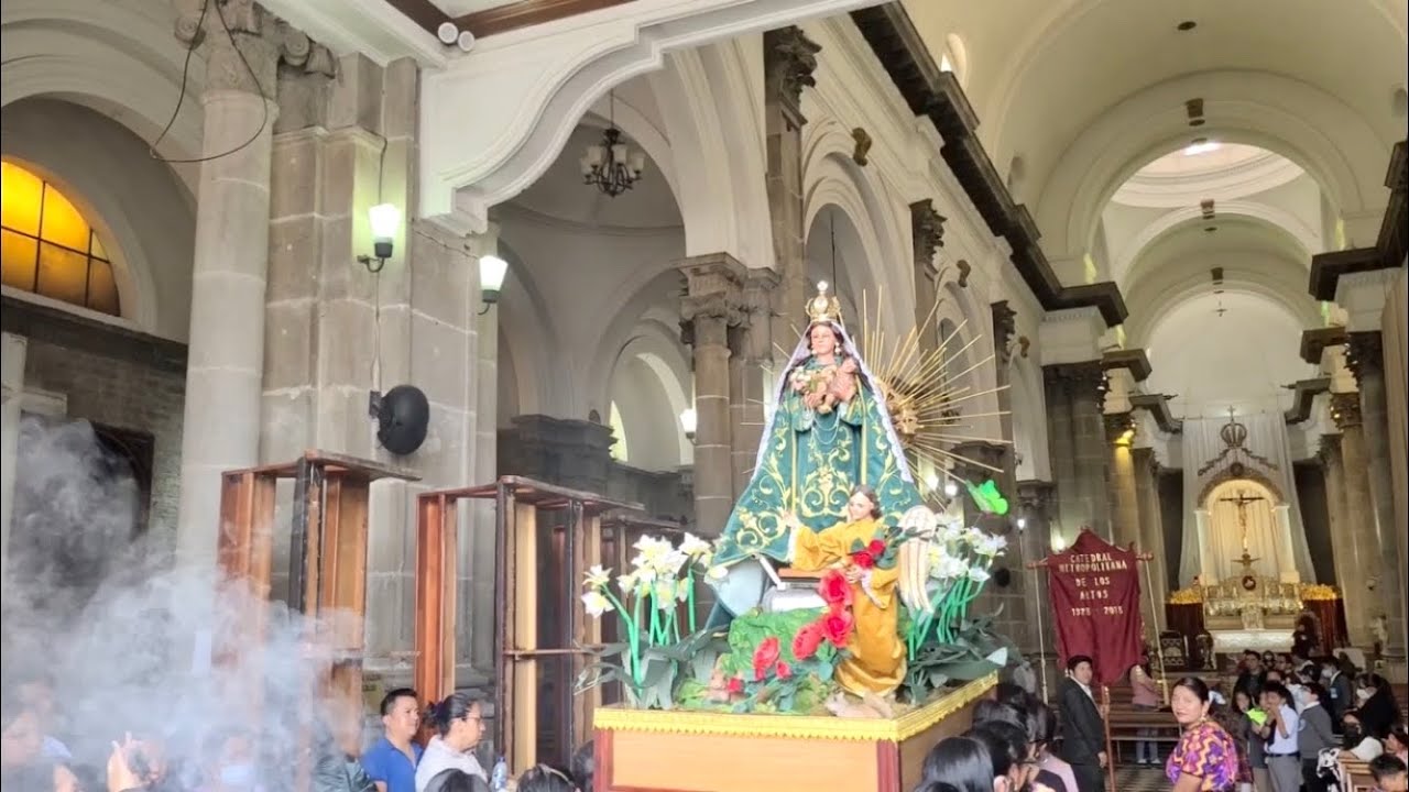 LA PATRONA DE MI PUEBLO (Guarimba) || Procesión infantil de la Virgen ...